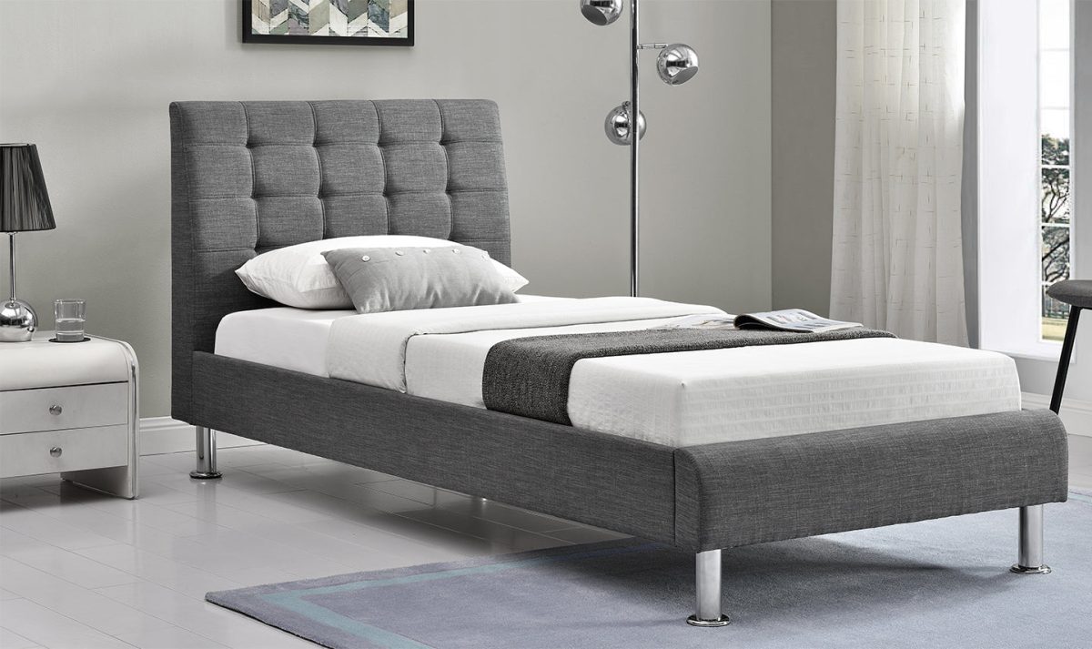 Lyra Single Bed Frame & Mattress - Bradbeers Furniture Rental